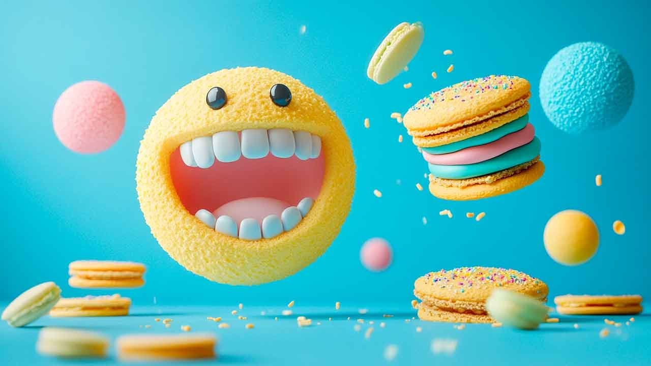 Learn Colors with 3D Pacman and 3D Cookies Like Oreo for Kids | 3d ...