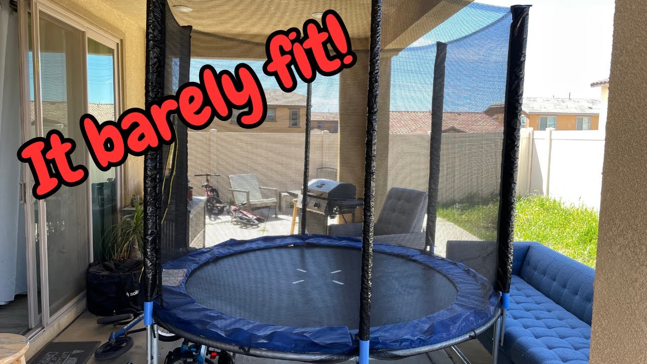 Building a Trampoline under Patio in the Rain | Timelapse | Satisfying ...