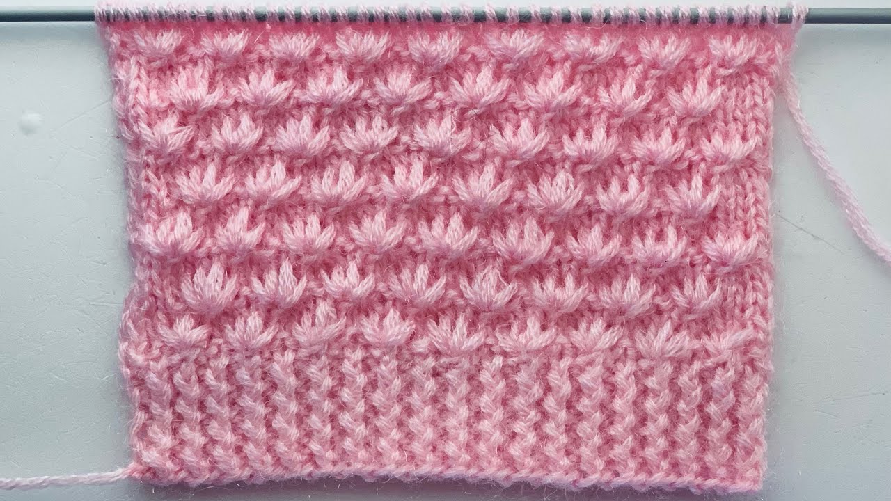 Very Pretty Knitting Stitch Pattern For Any Projects - YouTube