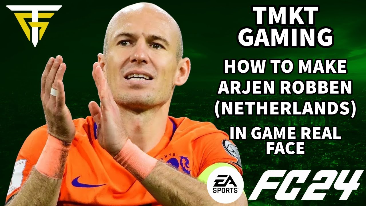 EA FC 24 - How To Make Arjen Robben (Netherlands) - In Game Real Face ...