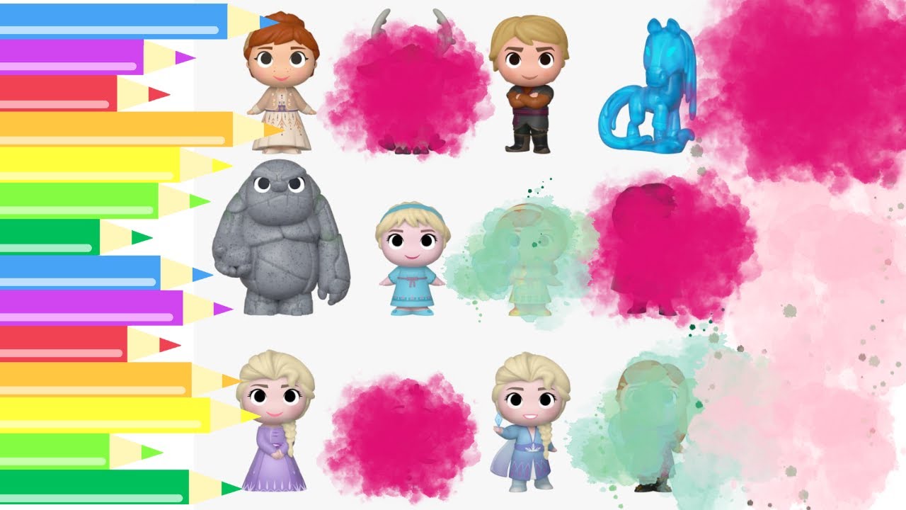 Bring Elsa and Anna Frozen Family to Life! SEPID Coloring Book - YouTube