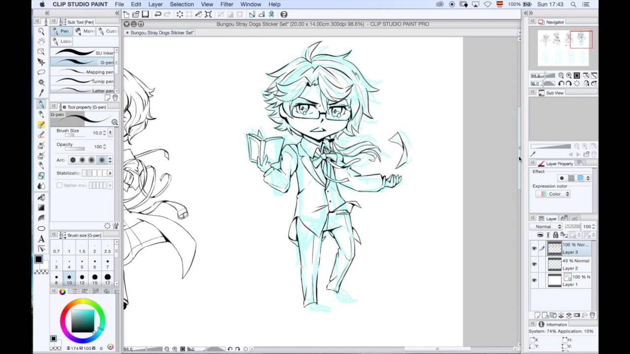 Bungou Stray Dogs Speed Draw ~ Kunikida Doppo! - YouTube