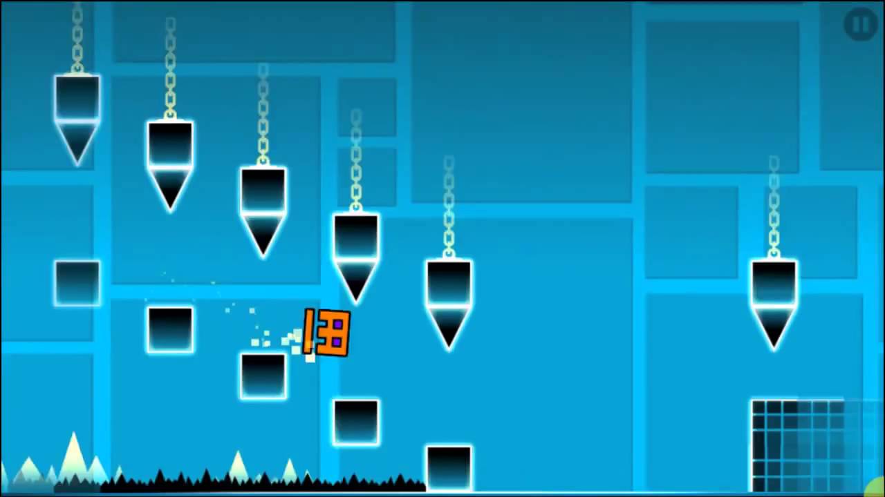 Geometry Dash Level 3 Stage 3 Polargeist Complete - YouTube