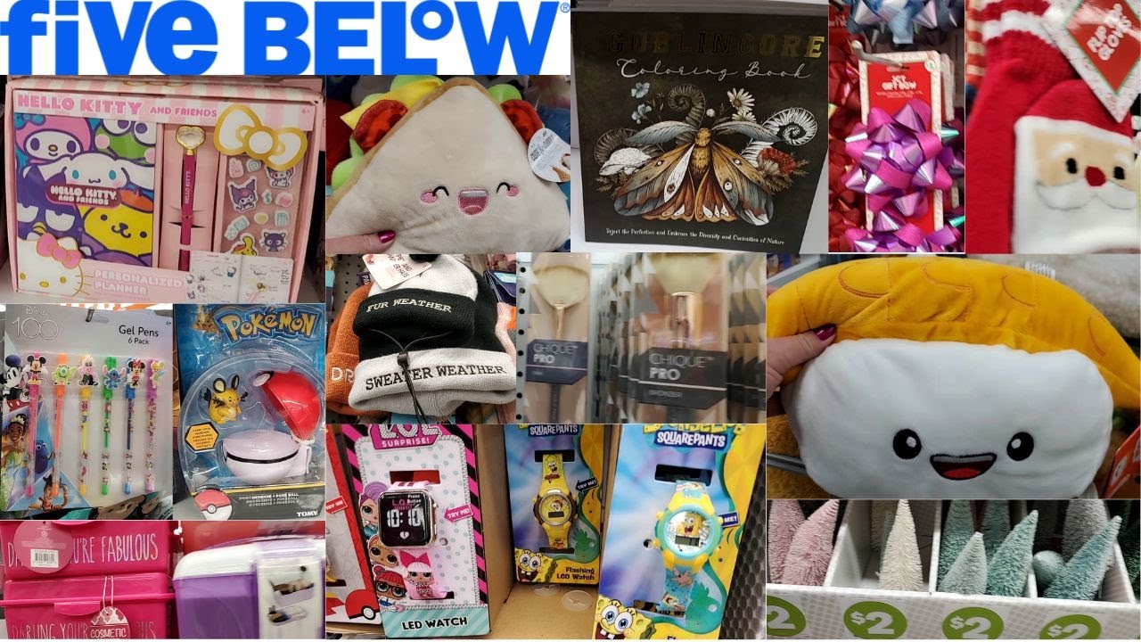 Five Below - Stocking stuffers & Gift ideas! - YouTube
