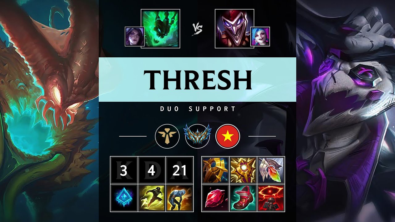 Thresh Support vs Shaco - VN Challenger Patch 25.07 - YouTube