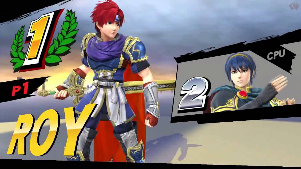 SSB4 - Roy's Victory Poses ~Wii U Version~ - YouTube