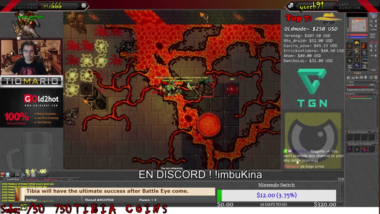 Tibia lanzamiento Battleye - YouTube