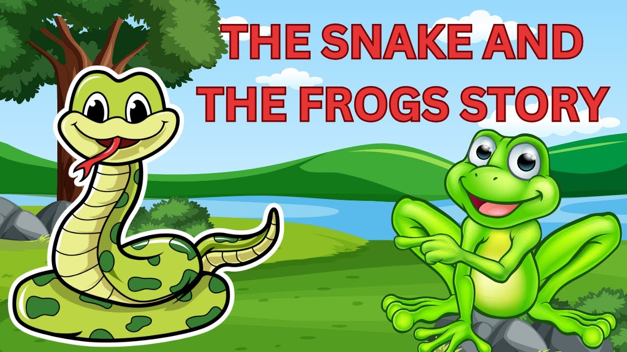 The Clever Snake and the Frogs | English Stories for Kids | Tiny Tales ...