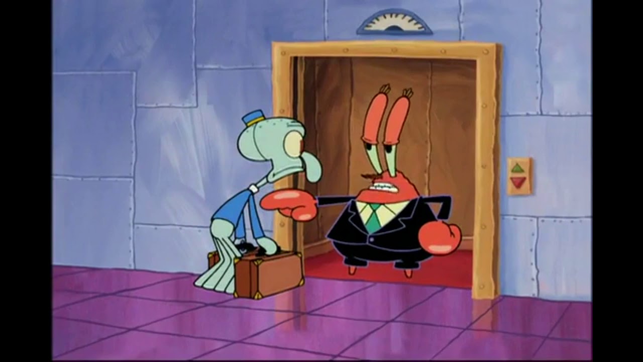 Squidward carries Patrick's heavy bags - YouTube