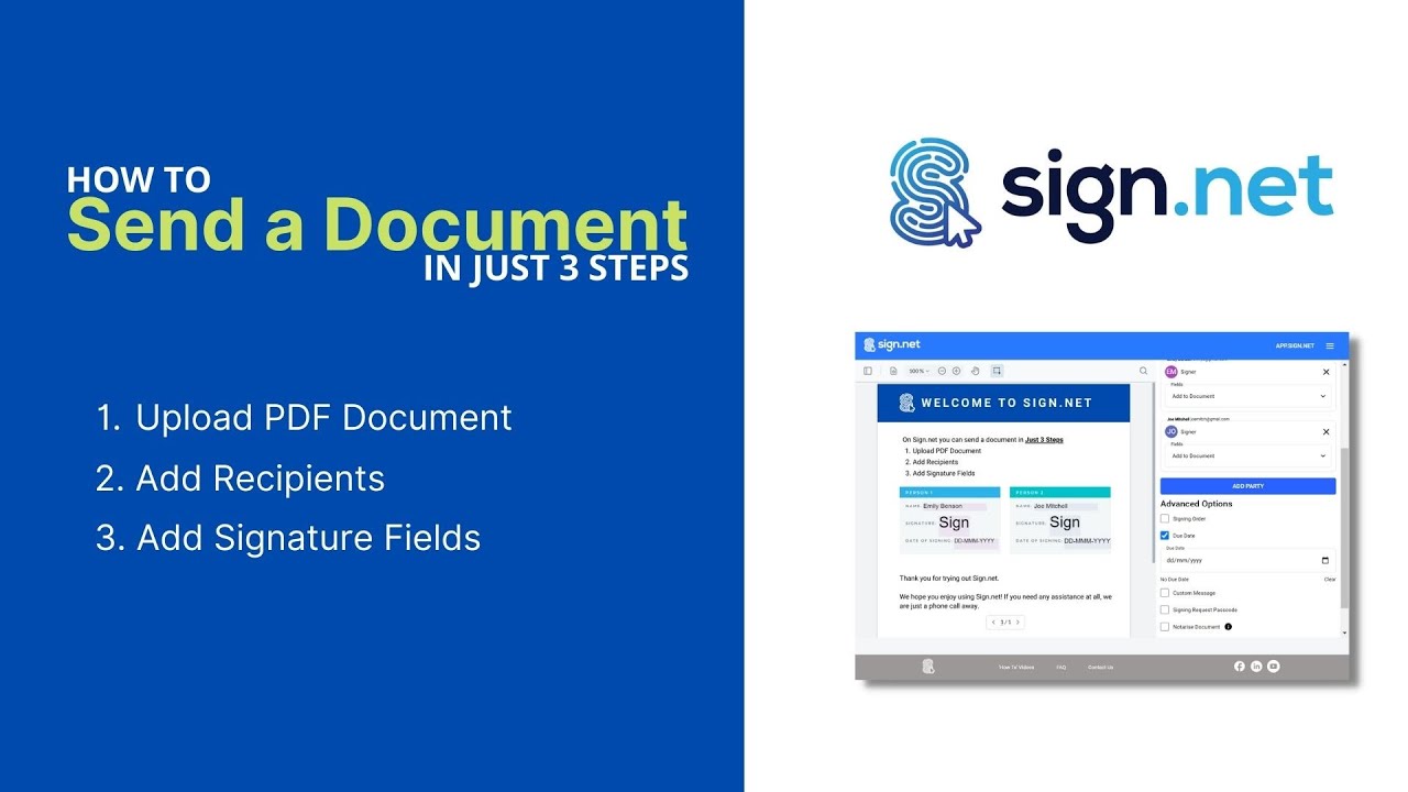 How To Send Documents In Just 3 Steps YouTube How To Send Documents In Just 3 Steps YouTube
