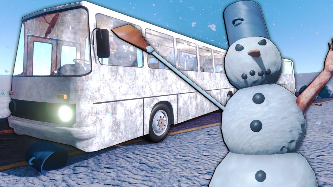 I Found a BUS to Survive the Zombie Snowman Horde in The Long Drive ...