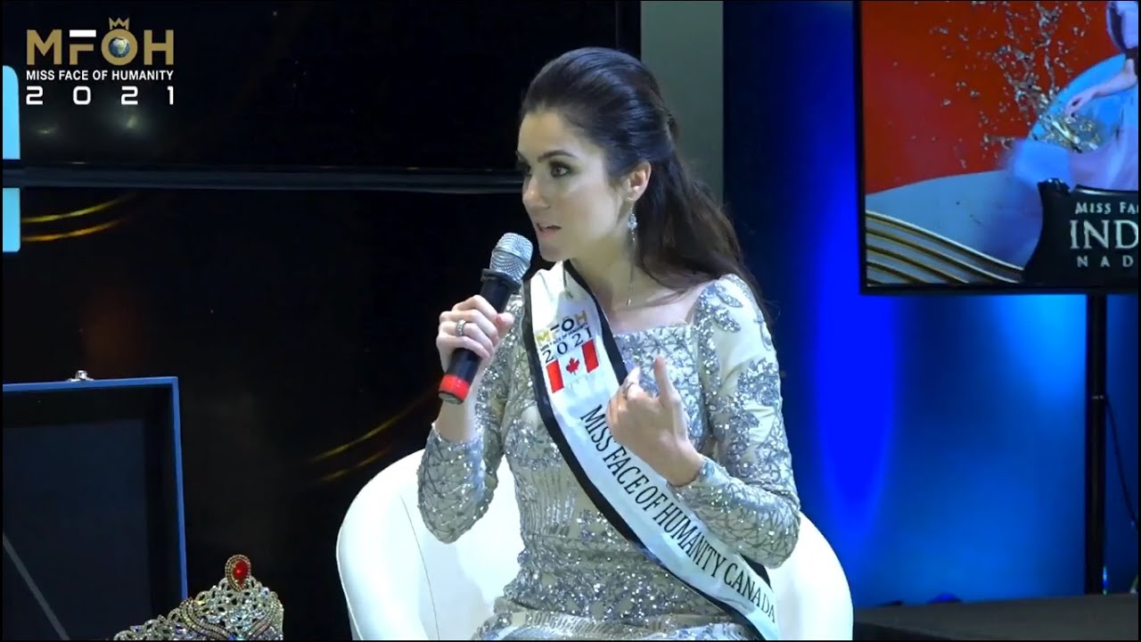 Miss Face of Humanity 2021 Ambassador Interviews / MFOH PRESSCON - YouTube