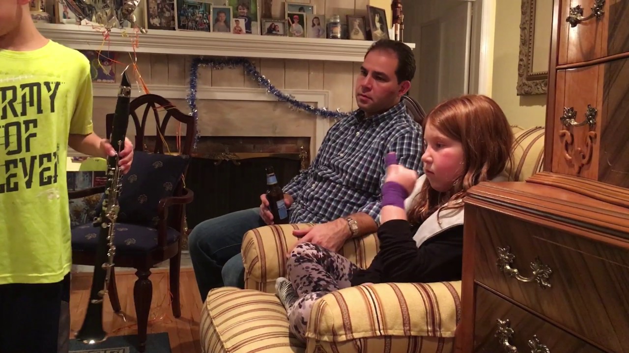 Mason clarinet convert at the Glucks (December (2016) - YouTube