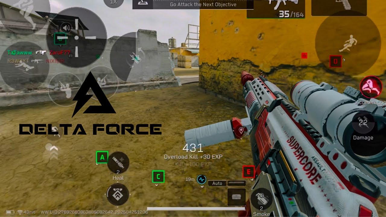 DELTA FORCE MOBILE GAMEPLAY 120 FPS IPAD PRO M2 (53 kills) - YouTube