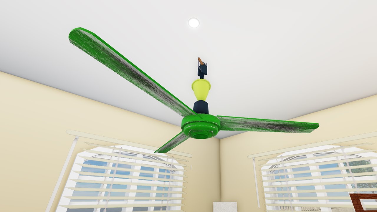 Wobbly Ceiling Fans Invention With Super big Blades, Roblox Ceiling Fan ...