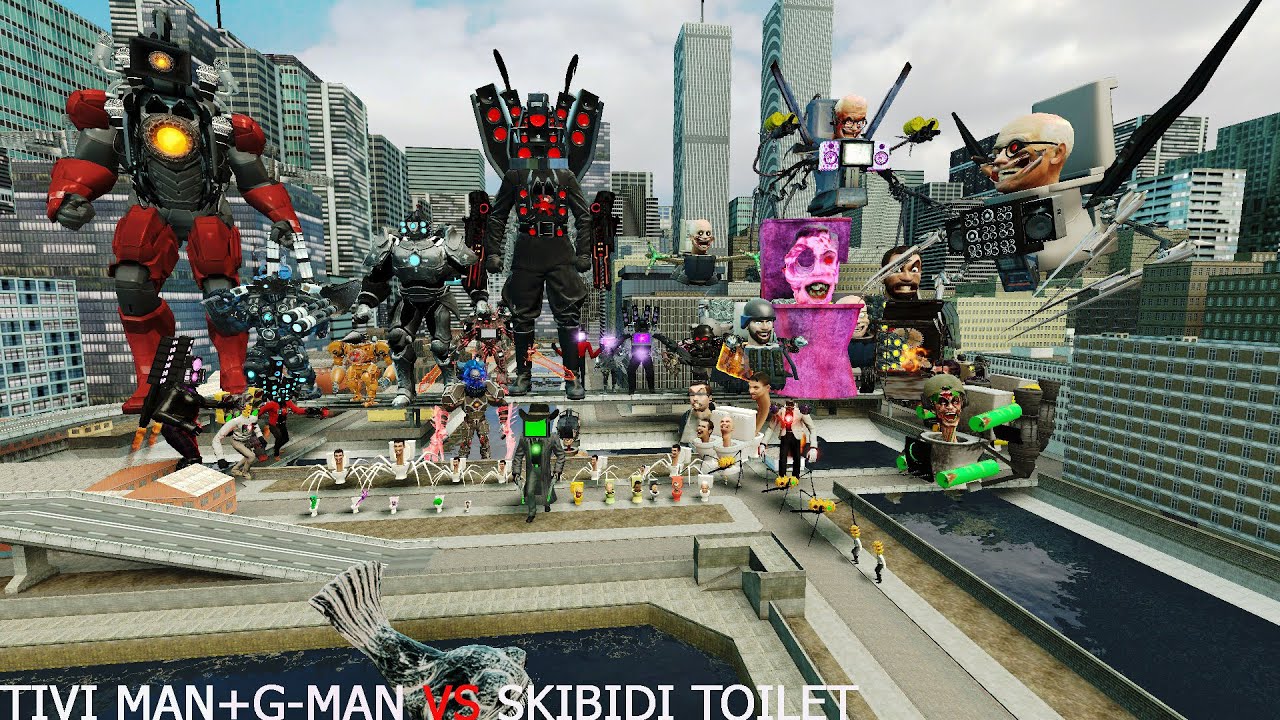 TV MAN+G-MAN VS NEW SKIBIDI TOILET-BOSS AND SKIBIDI TOILET BATTLE in ...