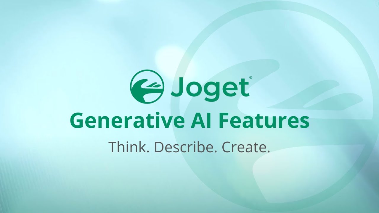 Watch Joget Generative AI in Action: Build Apps Faster Than Ever! - YouTube