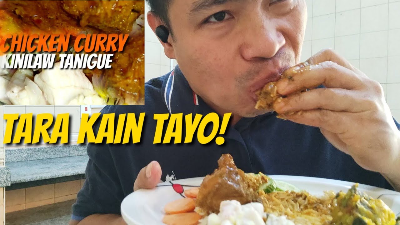 ASMR MUKBANG chicken curry with kinilaw tanigue || kuya Roger vlog - YouTube