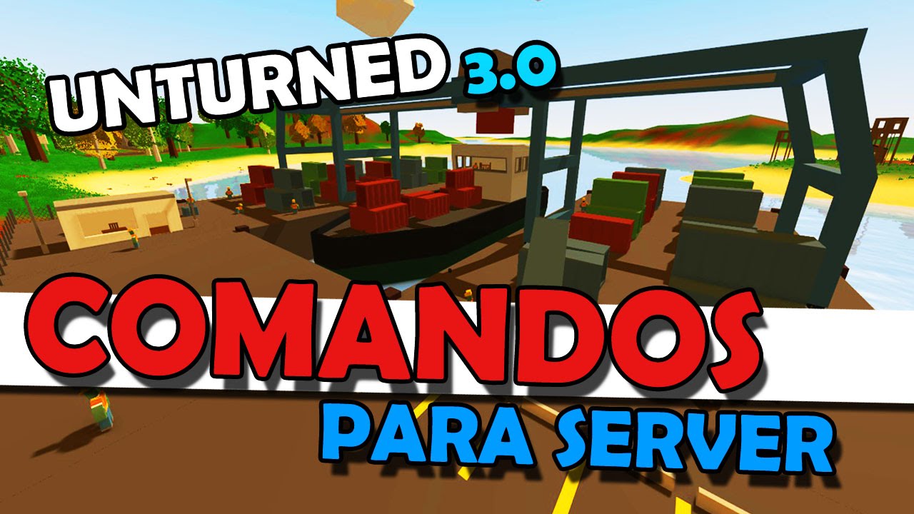 Unturned - Comandos Para Server! - YouTube