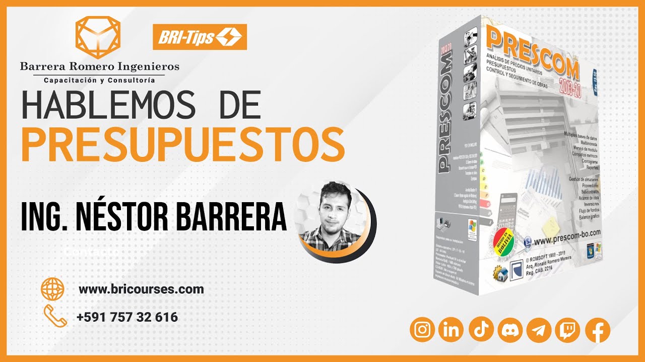 HABLEMOS DE PRESUPUESTOS con: PRESCOM - YouTube
