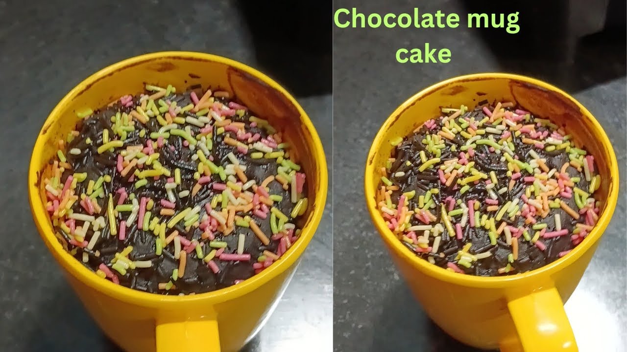 2 mint perfect chocolate mug cake recipe in microwave|| cook with ...