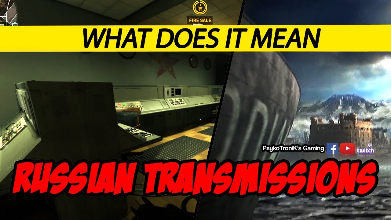 💎 Call Of Duty Warzone: Russian Transmissions Explained - YouTube