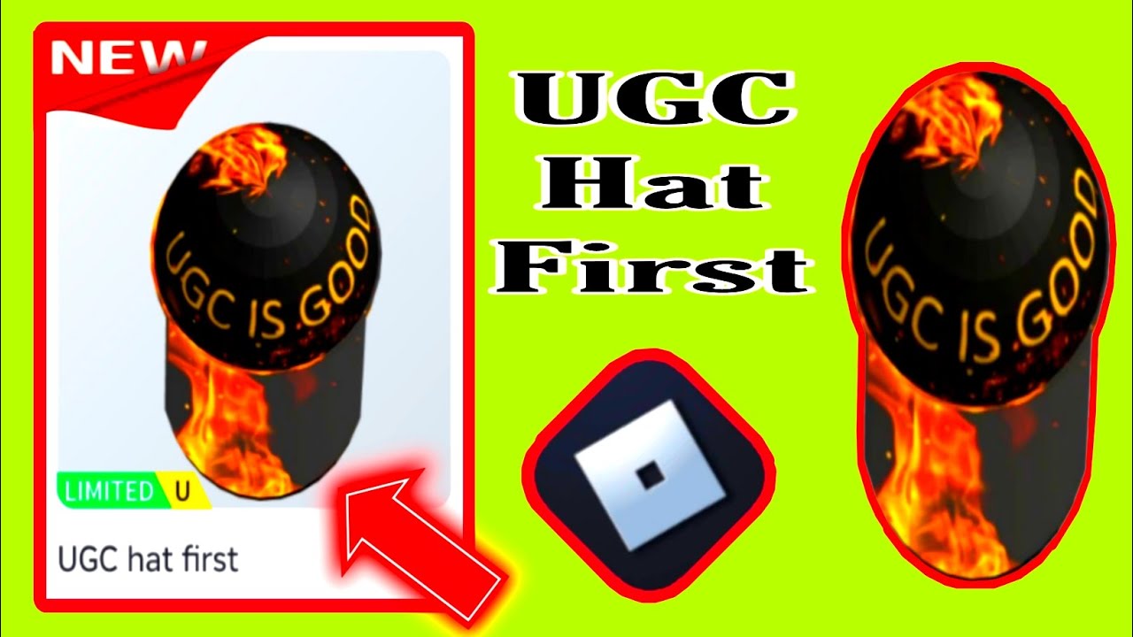 Ugc grátis limitado | Roblox Itens grátis Ugc Hat First | ugc grátis ...