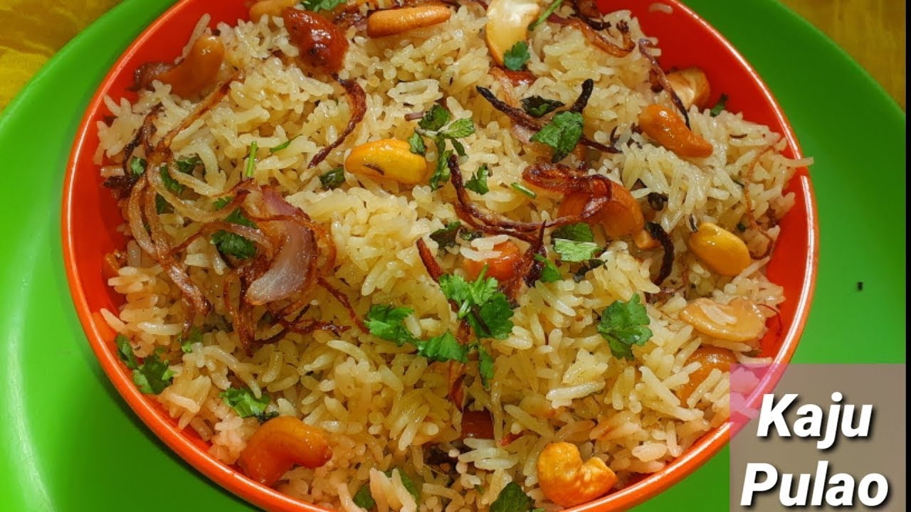 Kaju biryani recipe||kaju pulao homemade #kajubiryani #koteswaricooks # ...