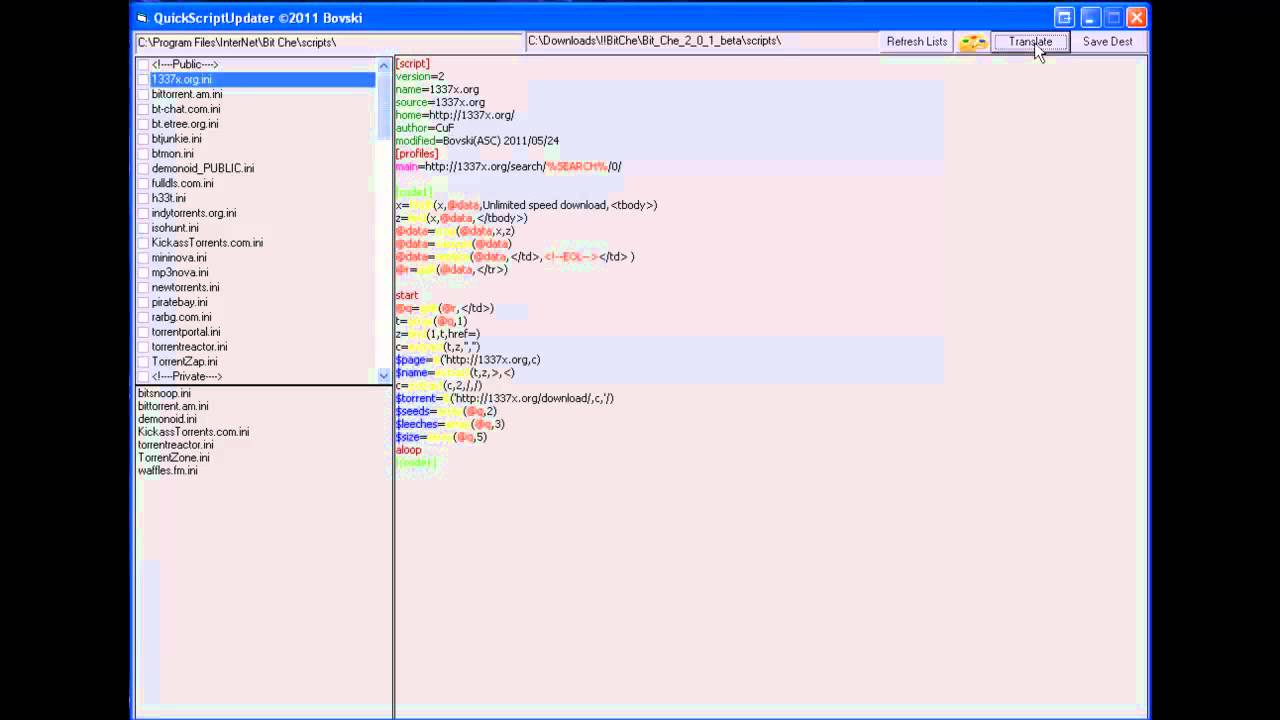 Bit Che Script Convert - YouTube