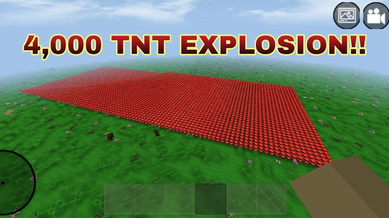 4,000 TNT EXPLOSION |BEFORE AND AFTER| Mini Block Craft Idea - YouTube
