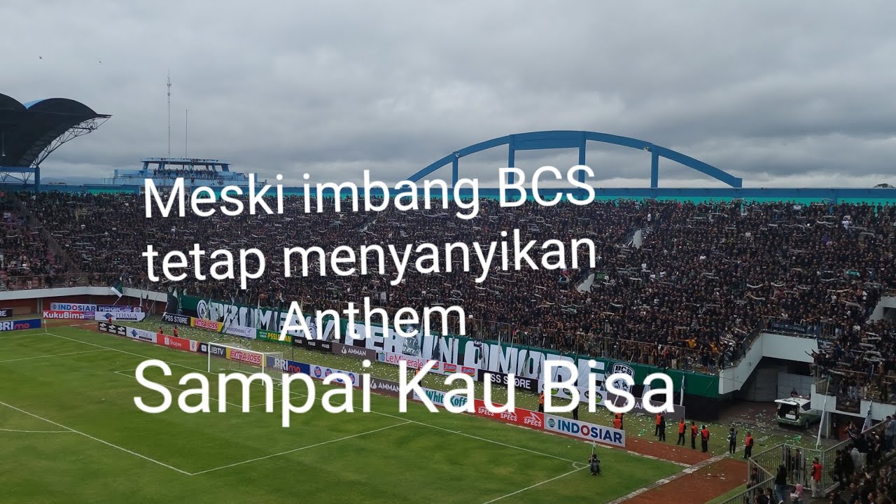 Anthem sampai kau bisa mengema setelah laga Derby Jateng. PSS SLEMAN 2 ...