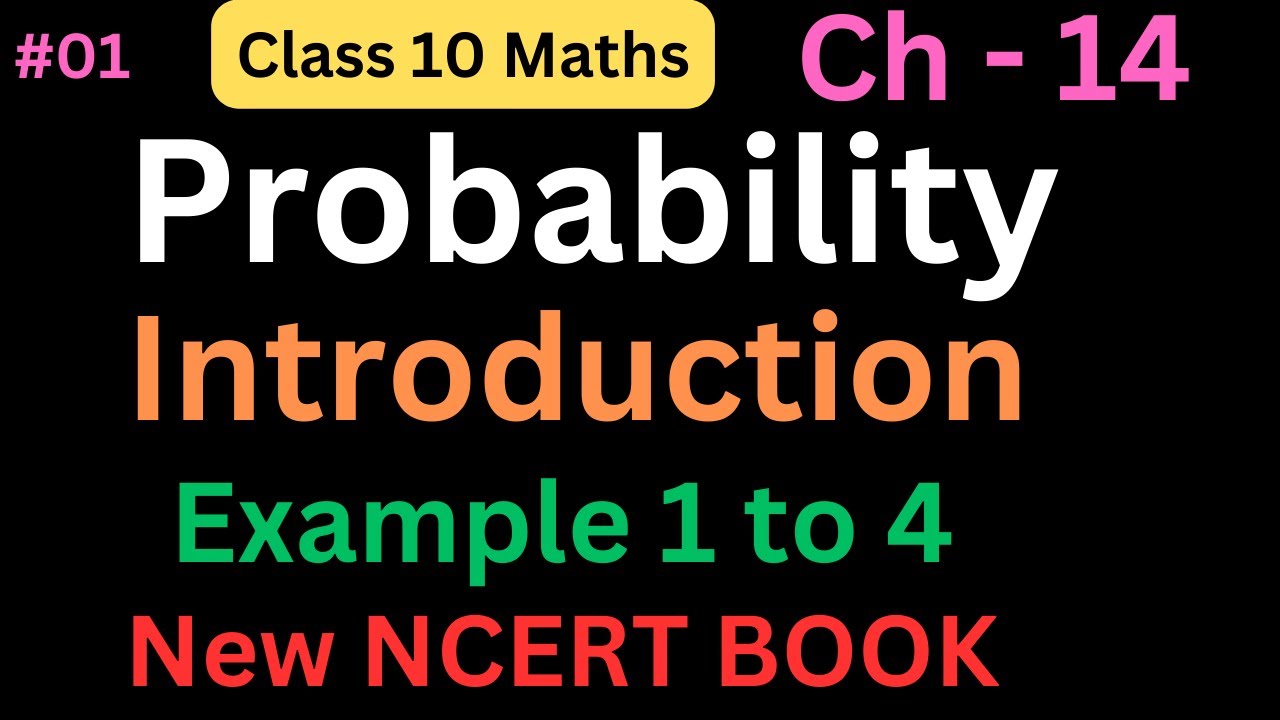 Class 10 Maths | Chapter 14 | Introduction | Probability | Example 1 ...
