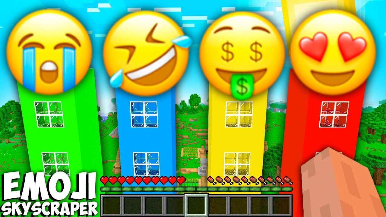 I FOUND EMOJI SKYSCRAPER in Minecraft ? THE TALLEST SKYSCRAPER ! - YouTube