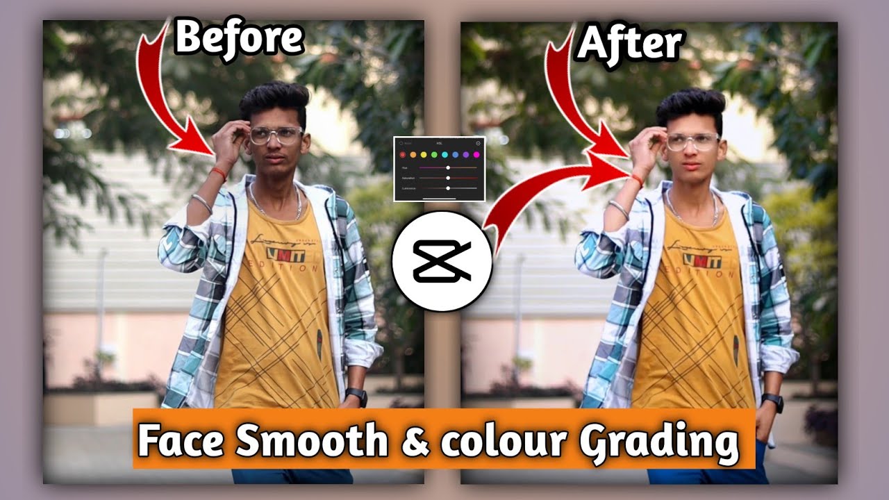 Face Smooth & Colour Grading || Cupcut Aap 🔥💯 - YouTube