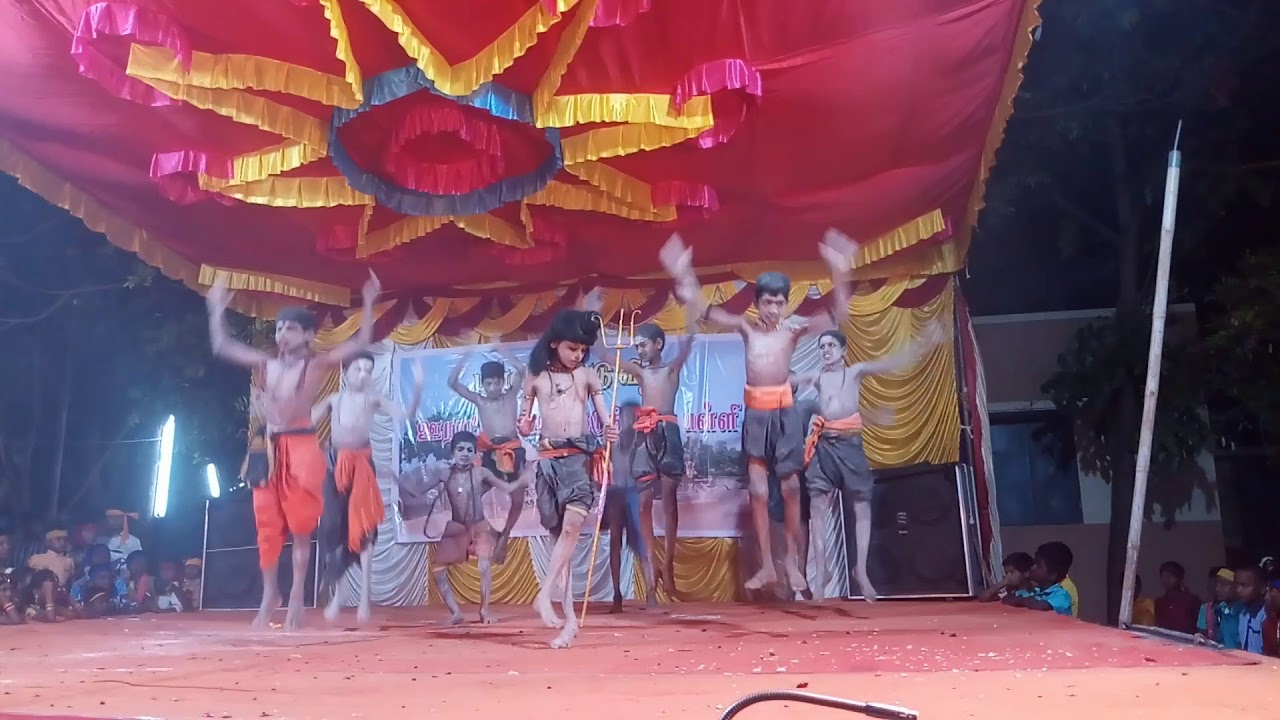 Yethapur, p.u.m.s, annual day, Sivan dance - YouTube