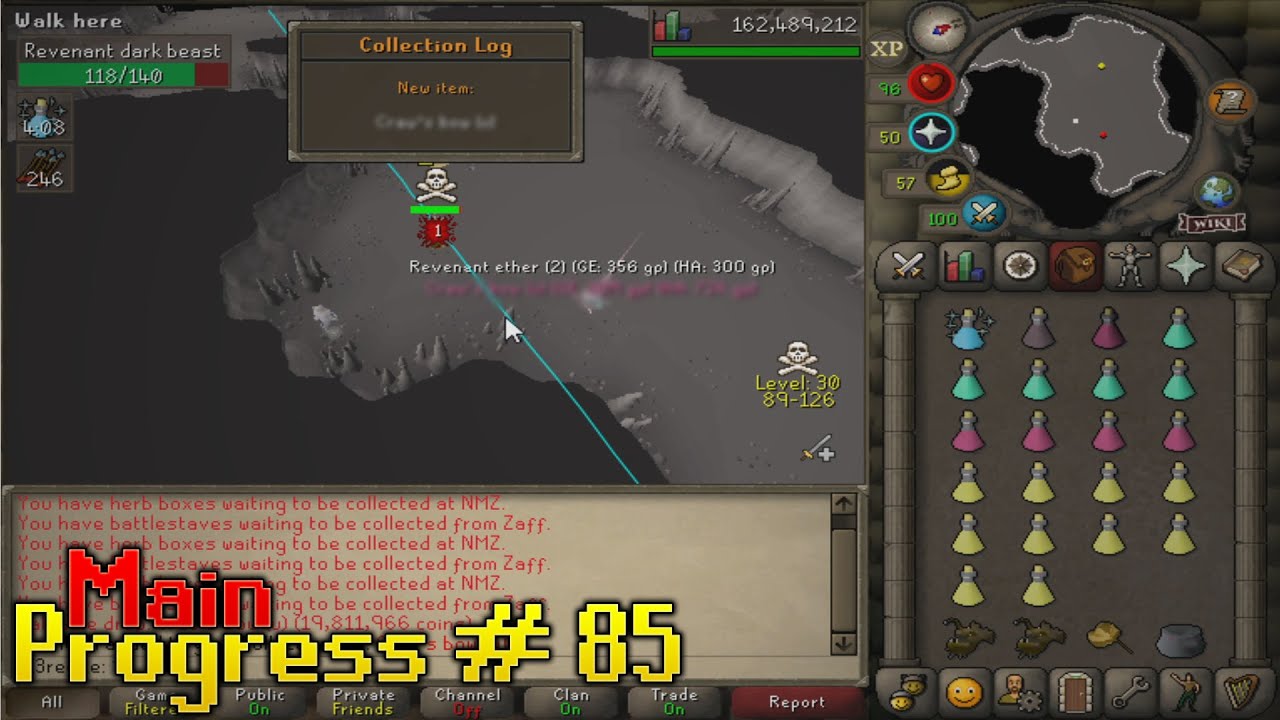 OSRS - Main Progress #85 - 114kc for that! - YouTube