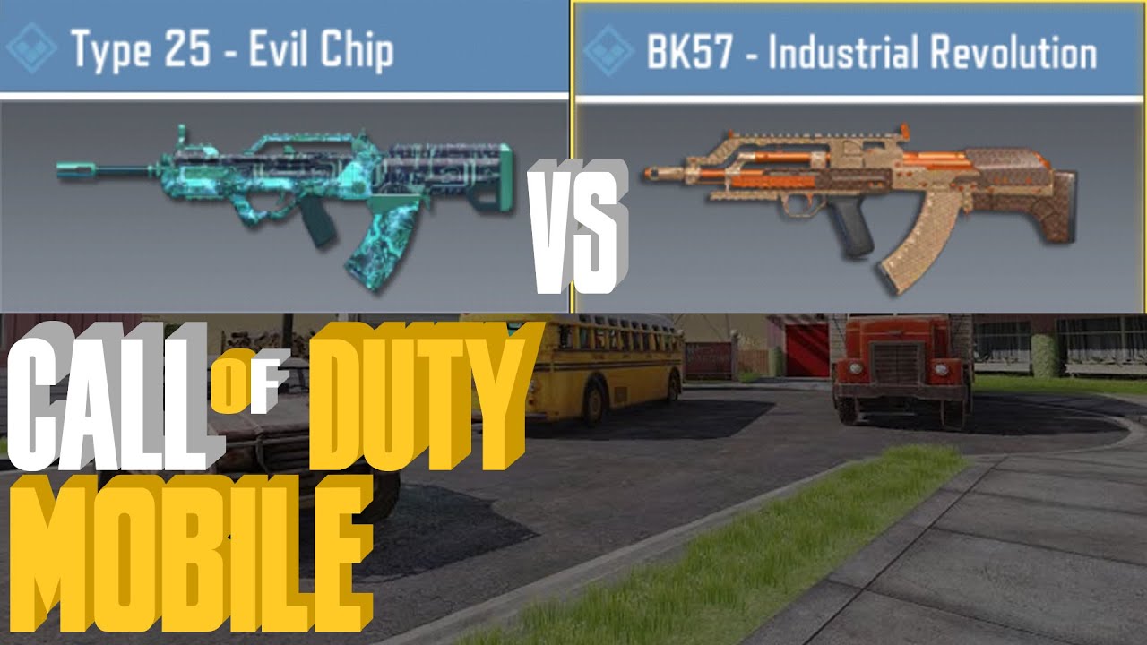 Best Gun Comparisons | Type25 vs Bk57 Call Of Duty: Mobile - YouTube