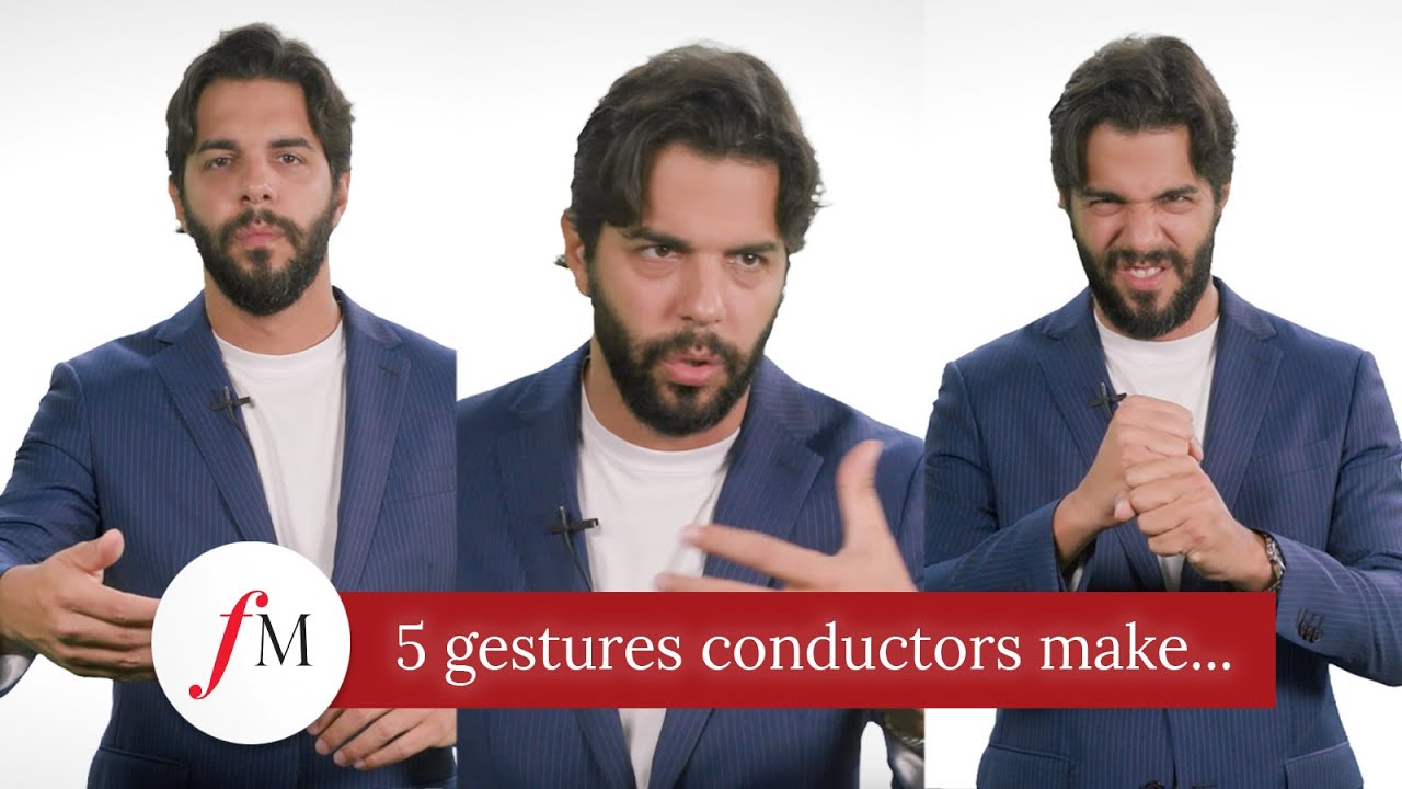 5 gestures conductors make... and what they mean! | Domingo Hindoyan ...