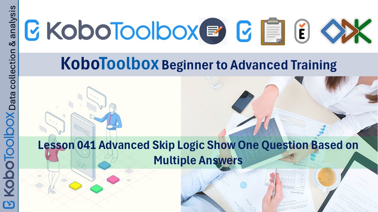 English| Lesson 041 Advanced Skip Logic Show One Question Based on Multiple Answers - YouTube