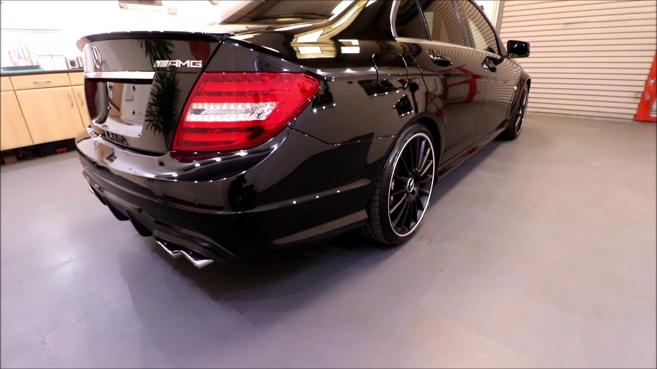 Mercedes-Benz C63 AMG Detail + Gtechniq Ceramic Coating - YouTube