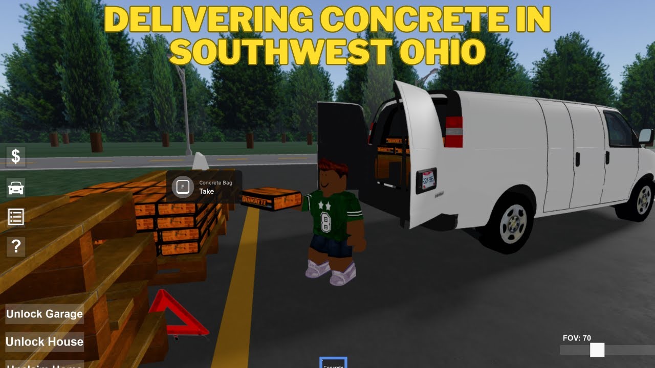 Roblox Adventure - Delivering concrete in Southwest Ohio - YouTube