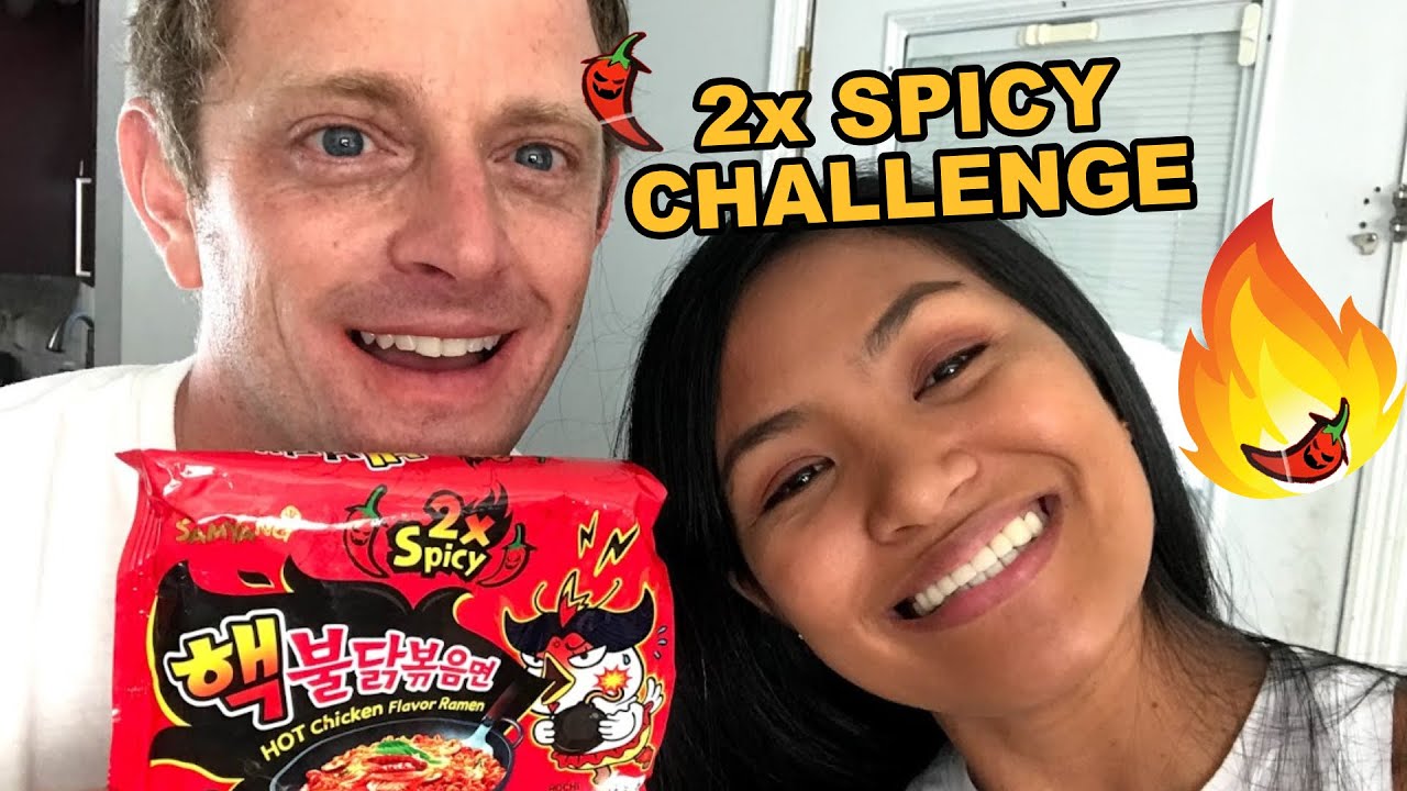 SUPER HOT!! 2X SPICY Asian Noodle Challenge/ MAANGHANG TALAGA! (Our ...