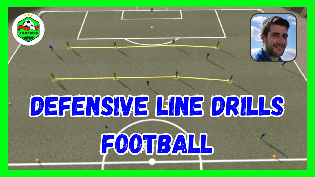 DEFENSIVE line DRILLS FOOTBALL - YouTube