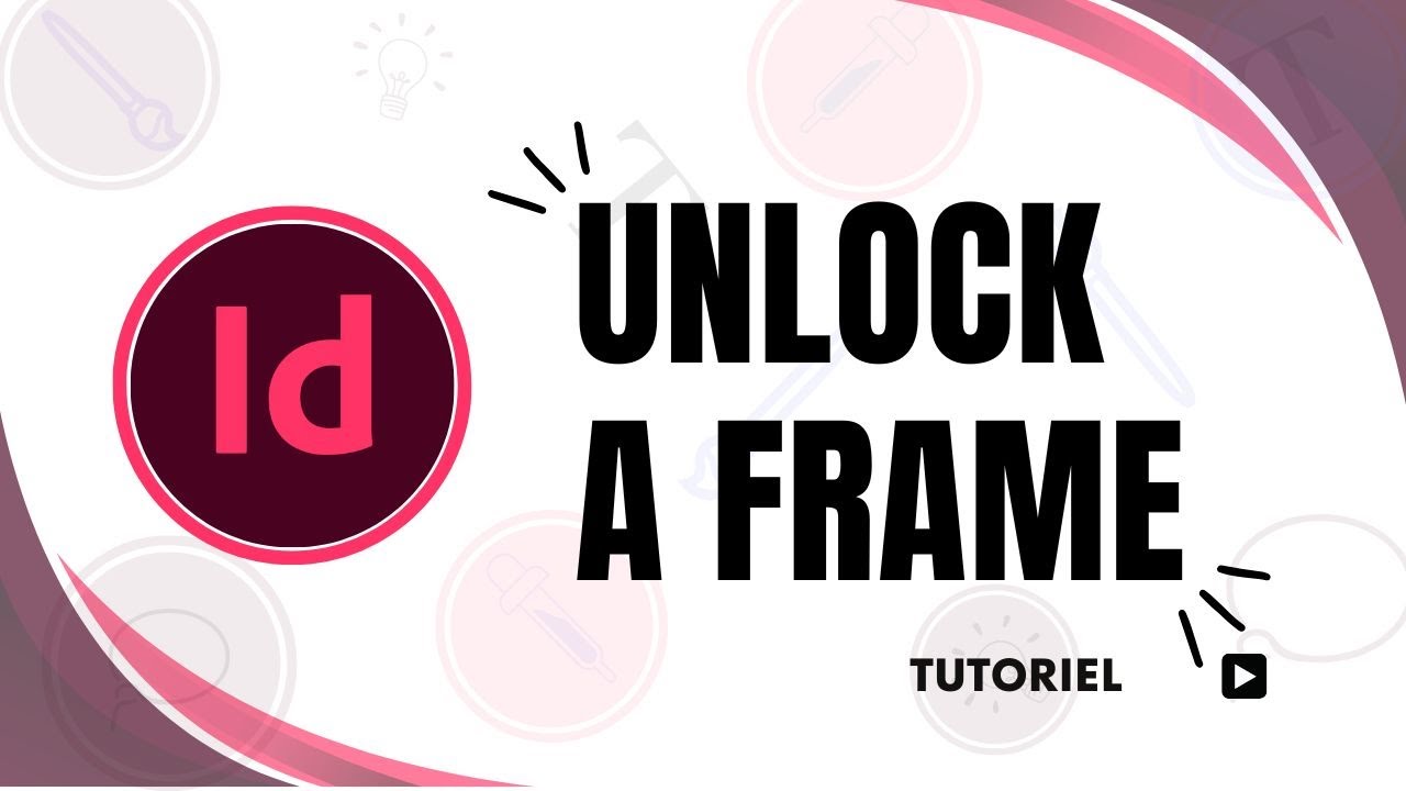 How to Unlock a Frame in InDesign - YouTube