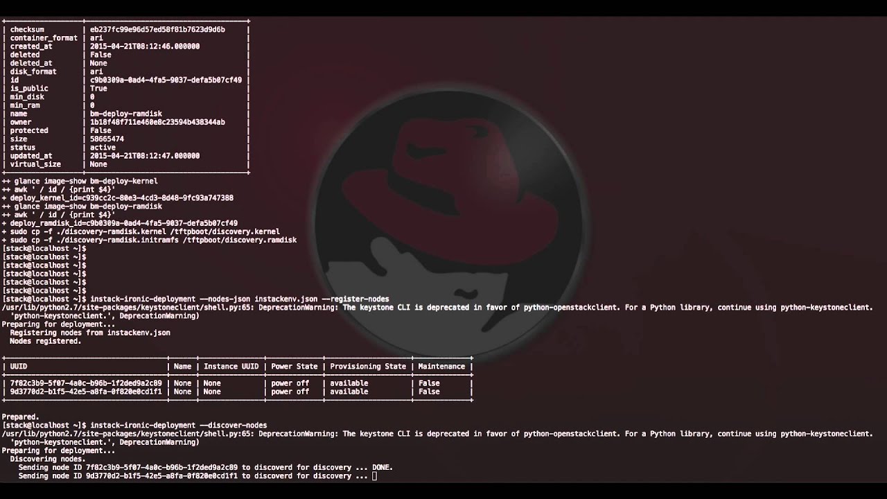 RDO-Manager: Instack Scripts - Deploying OpenStack, April 21, 2015 (non-narrated) - YouTube