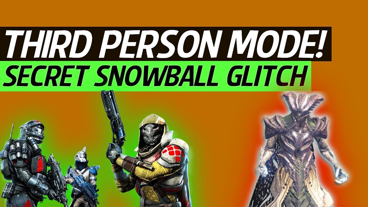 Destiny 2 - Third Person Glitch! How To Use Any Weapon In Third Person ...