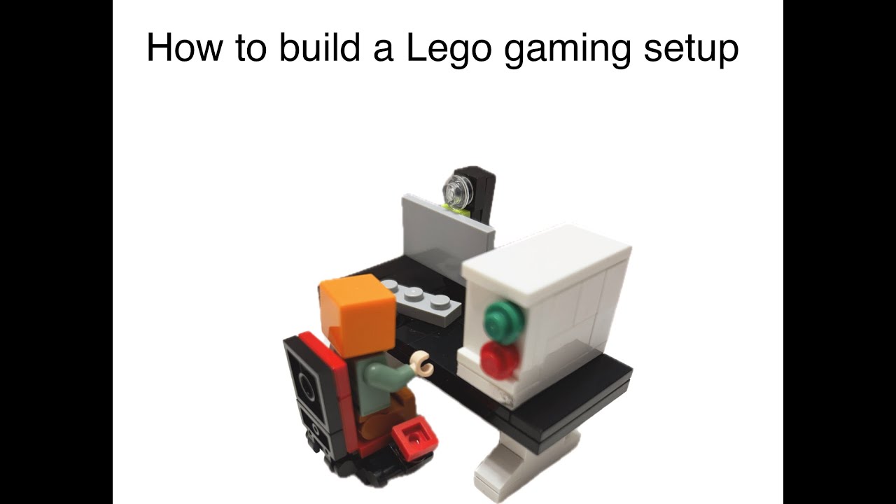 How to build a lego gaming setup!! - YouTube