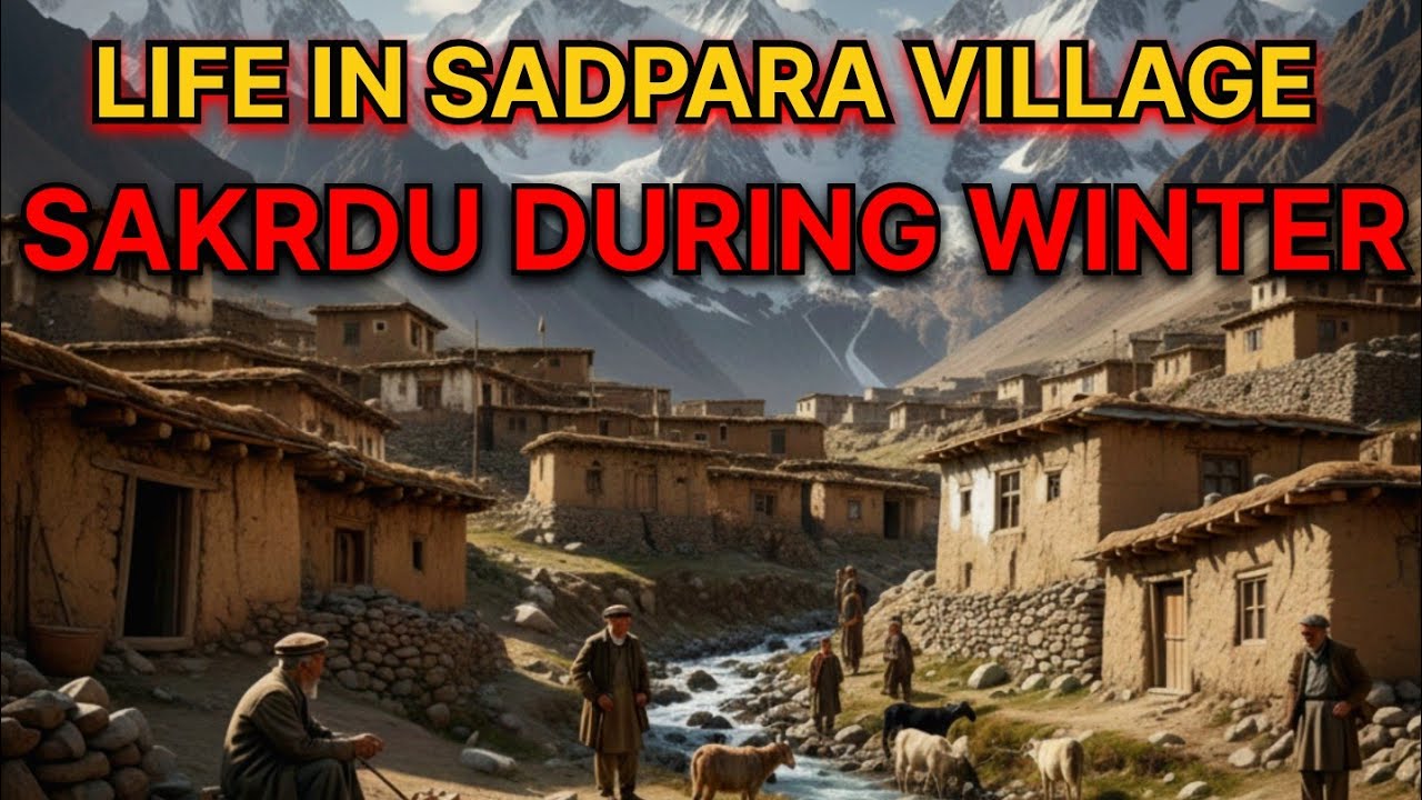 People of SADPARA Village Near SKARDU Are braving the harsh winter ...