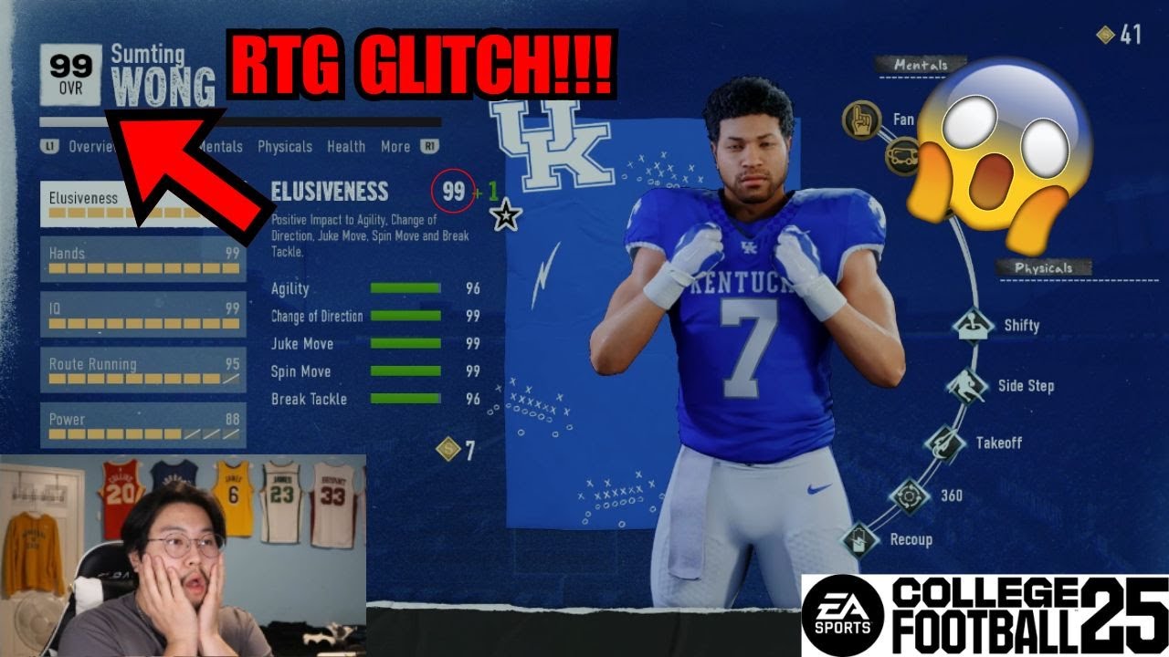 *PATCHED* HOW TO GET A 99 OVERALL ELUSIVE HB IN COLLEGE FOOTBALL 25 RTG ...
