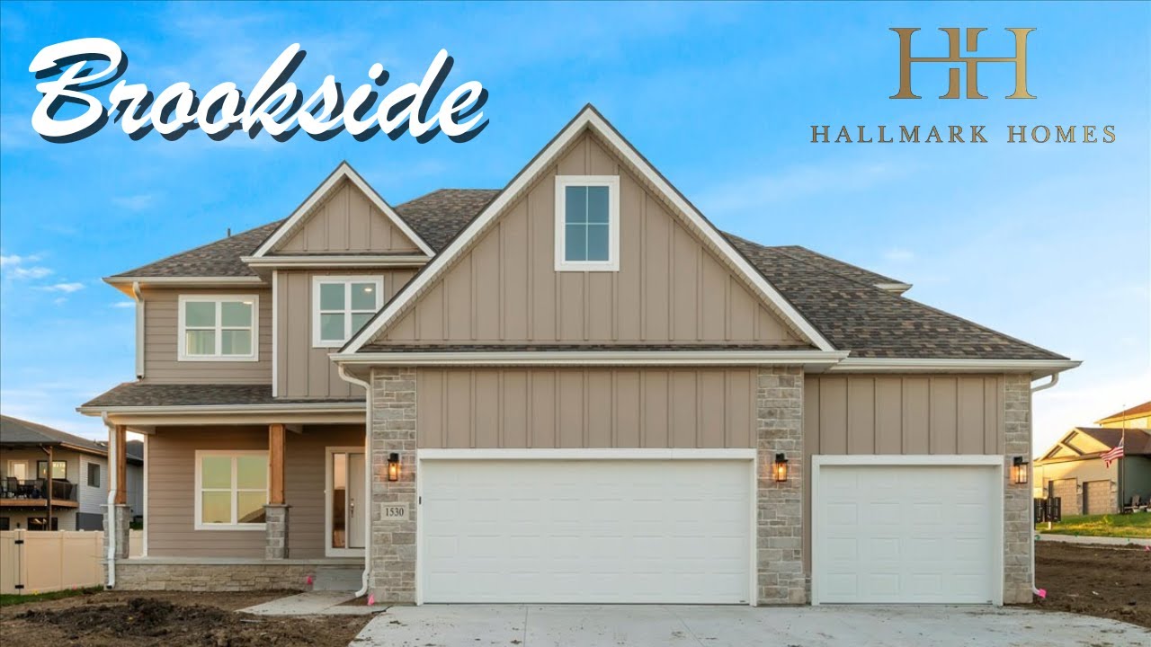 Brookside | Hallmark Homes Gallery Series | 2-Story - YouTube